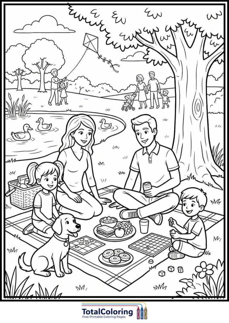 Family coloring pages (Free printable PDF) - TotalColoring.com