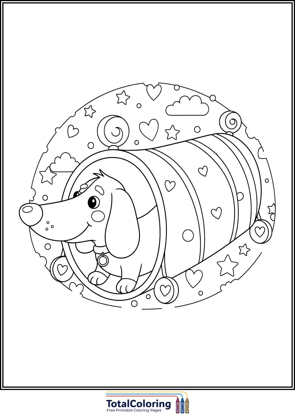 Dog coloring pages (Free printable PDF) - TotalColoring.com