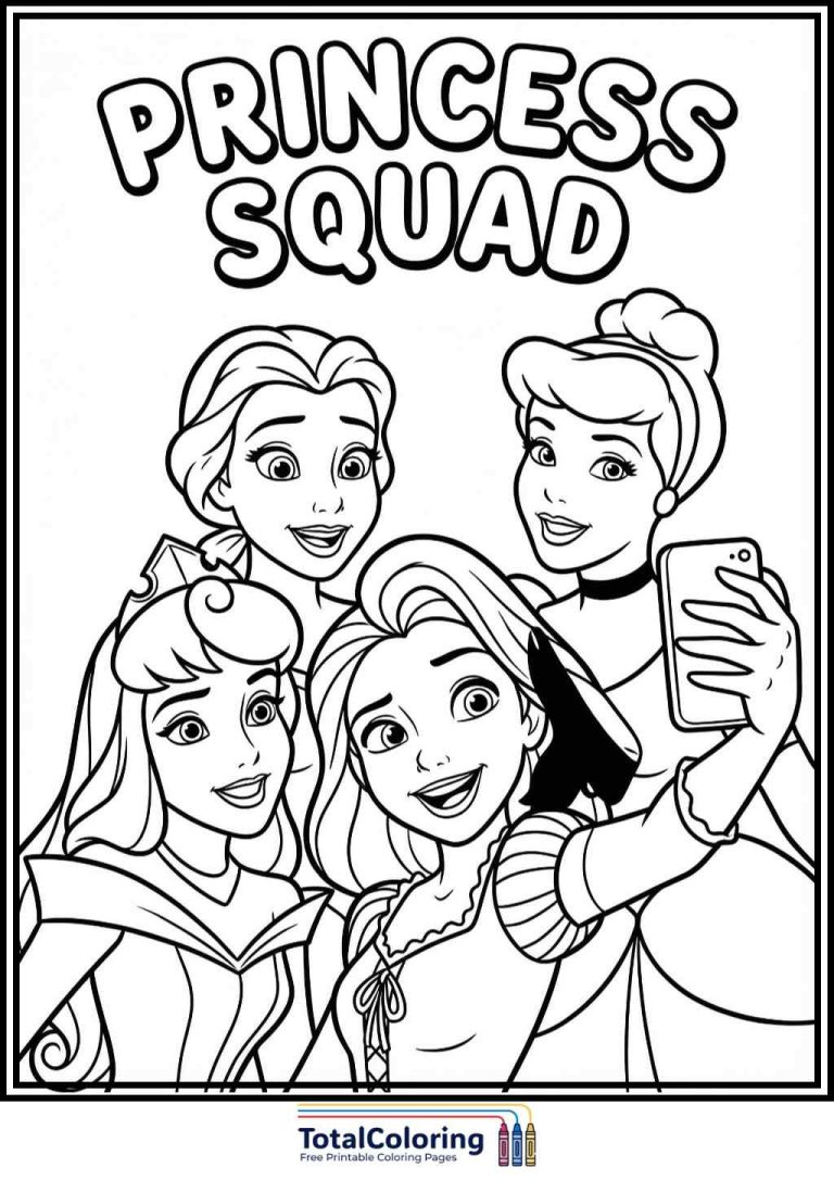 Disney Princess coloring pages (Free printable PDF) - TotalColoring.com