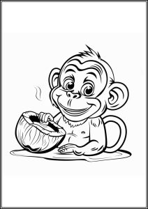 Monkey coloring pages (Free printable PDF) - TotalColoring.com