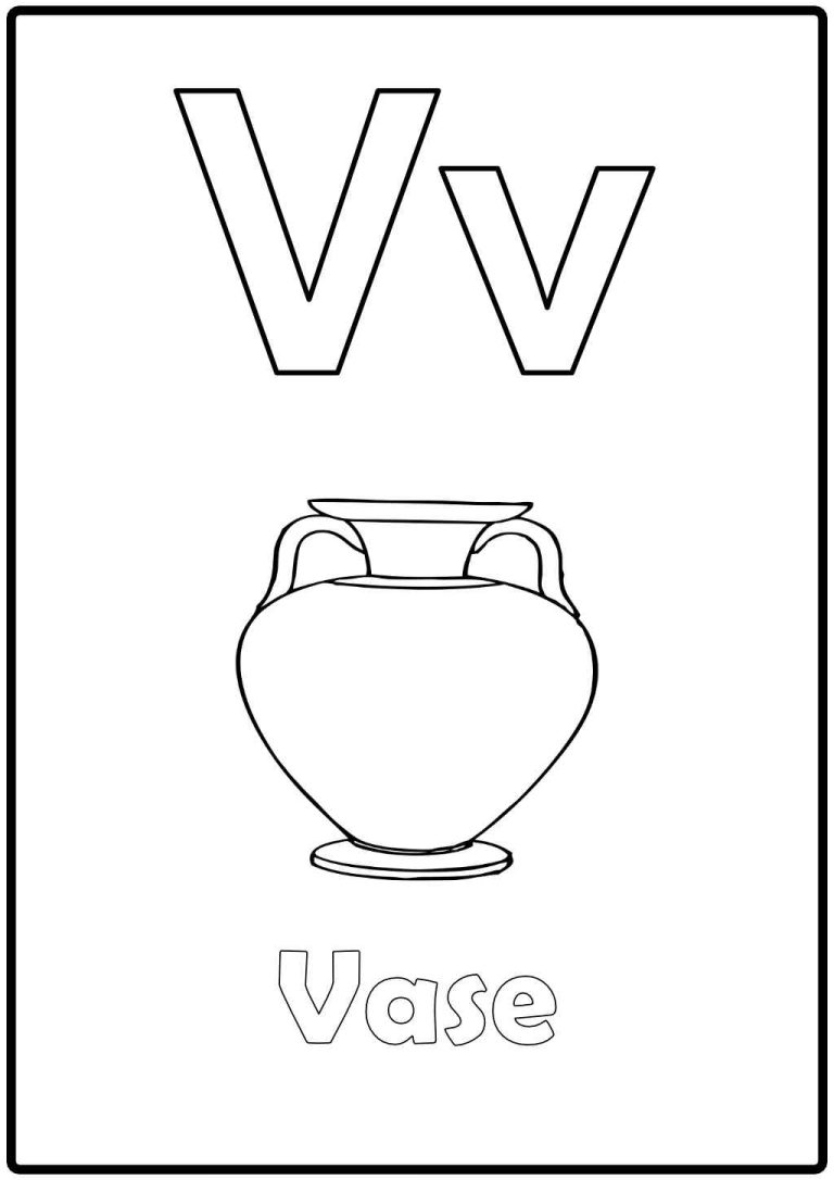 Alphabet Coloring Pages. Free printable letters - TotalColoring.com
