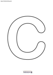Free Printable Uppercase Letters Template - TotalColoring.com