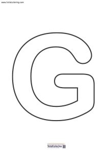 Free Printable Uppercase Letters Template - TotalColoring.com