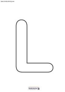 Free Printable Uppercase Letters Template - TotalColoring.com