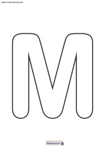 Free Printable Uppercase Letters Template - TotalColoring.com