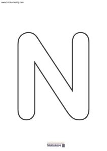 Free Printable Uppercase Letters Template - TotalColoring.com