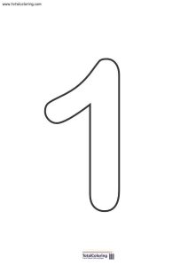 Free printable numbers template. Number outlines 0–9 for kids and ...