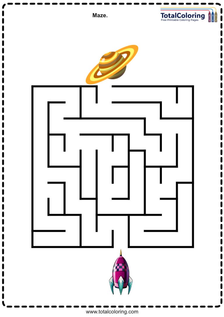 Free Printable Mazes (PDF) - TotalColoring.com