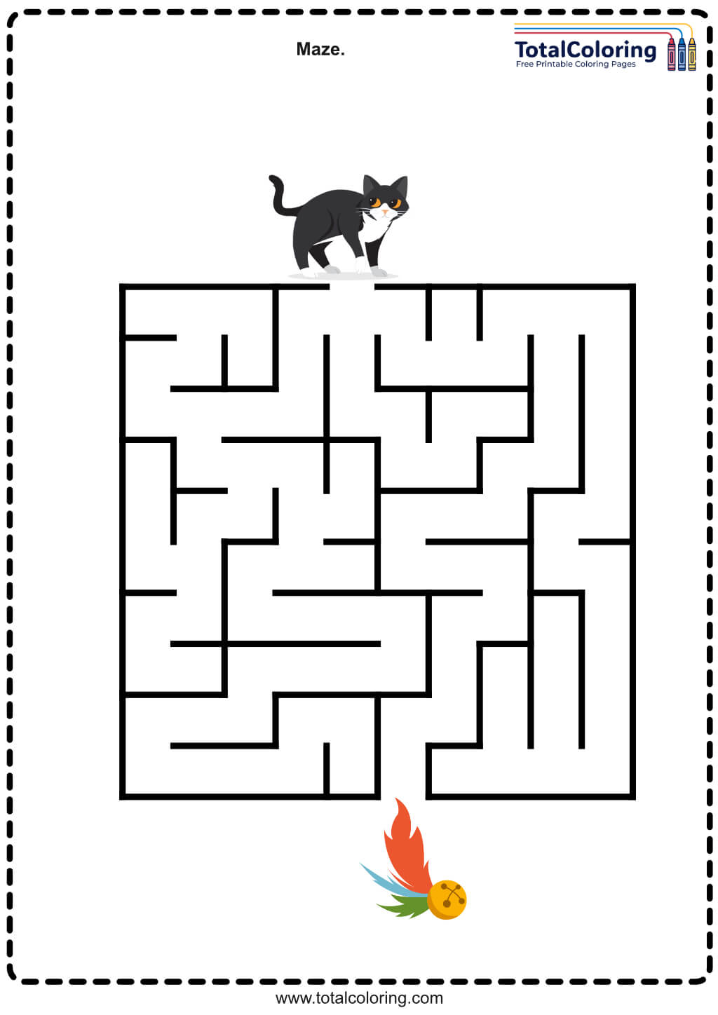 Free Printable Mazes (PDF) - TotalColoring.com