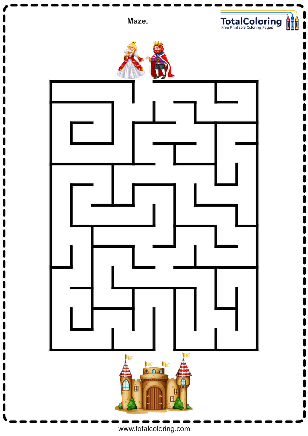 Free Printable Mazes (PDF) - TotalColoring.com