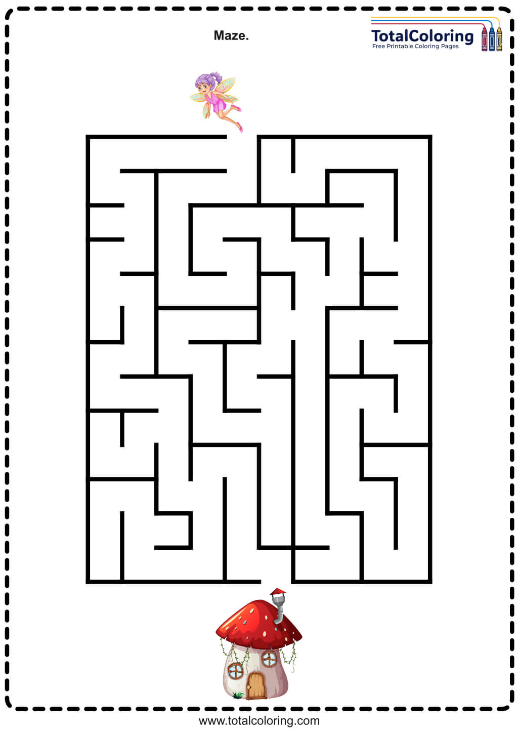 Free Printable Mazes (PDF) - TotalColoring.com