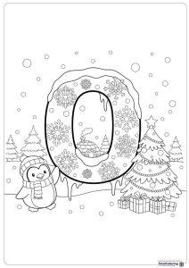 Alphabet winter coloring pages - TotalColoring.com