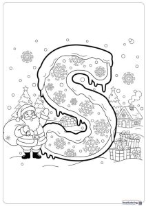 Alphabet winter coloring pages - TotalColoring.com