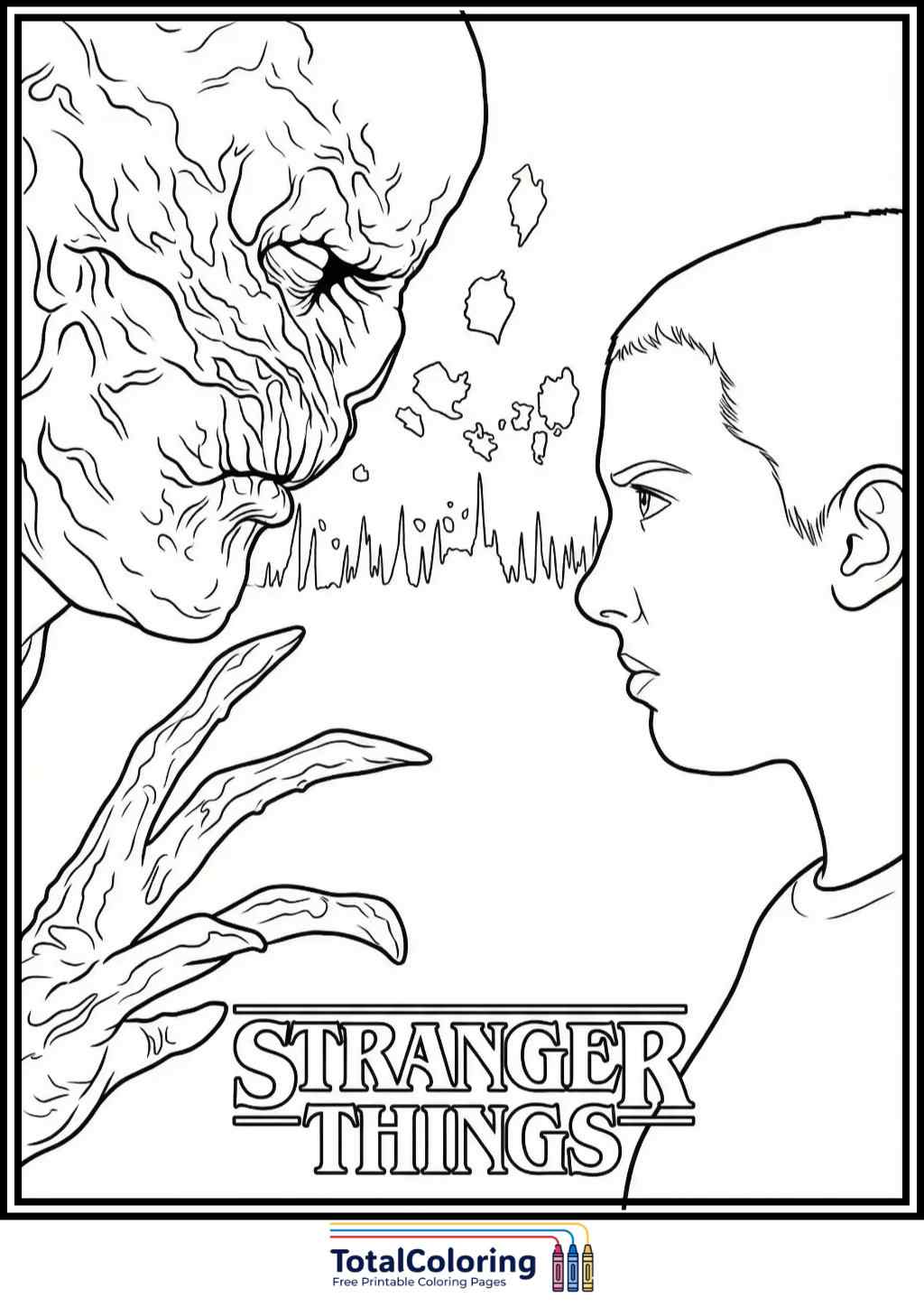 Stranger Things coloring pages. 10+ printables PDF - TotalColoring.com