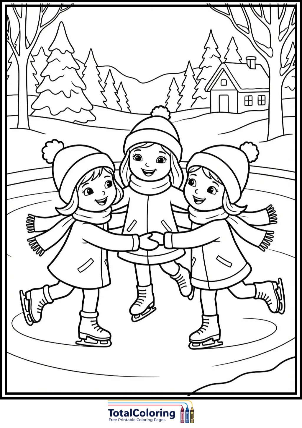 Winter coloring pages (32 printable PDFs) - TotalColoring.com