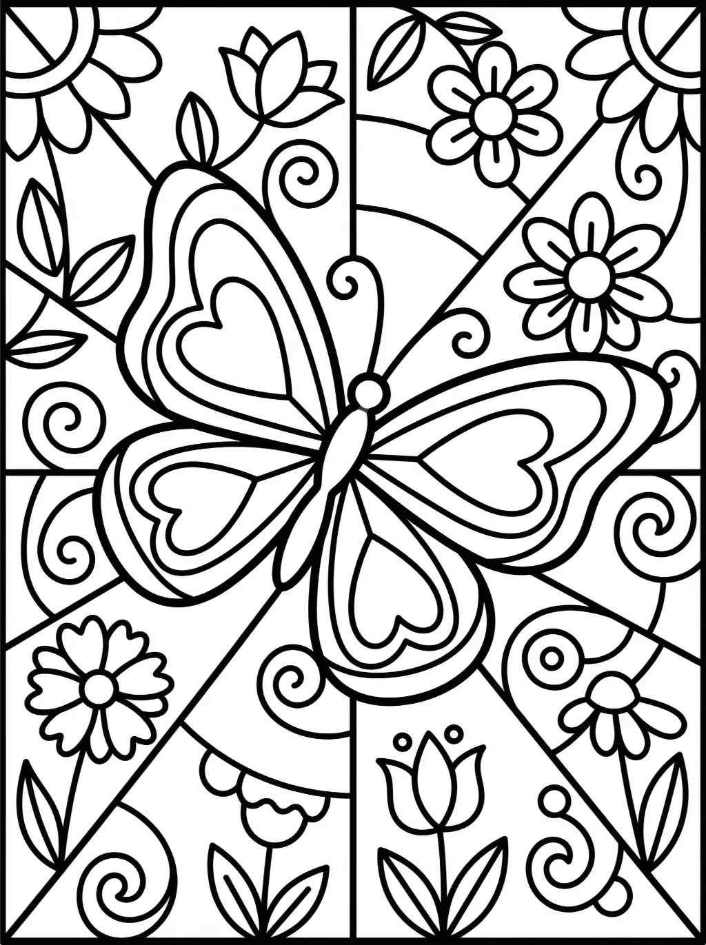 Free printable Valentines Day pop art coloring pages - TotalColoring.com