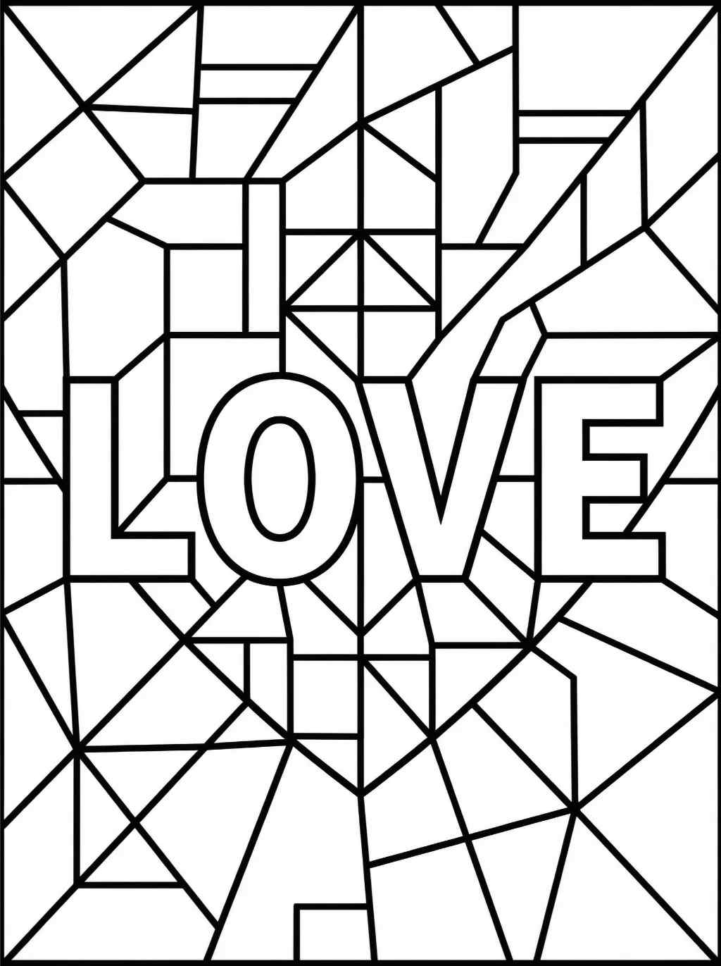 Free printable Valentines Day pop art coloring pages - TotalColoring.com