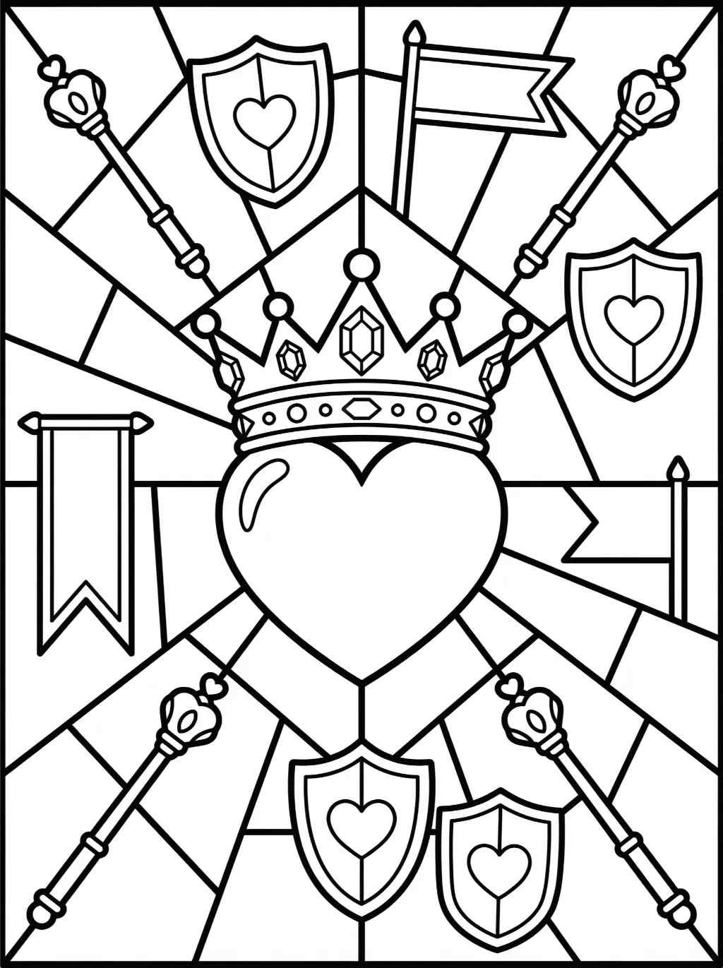 Free printable Valentines Day pop art coloring pages - TotalColoring.com
